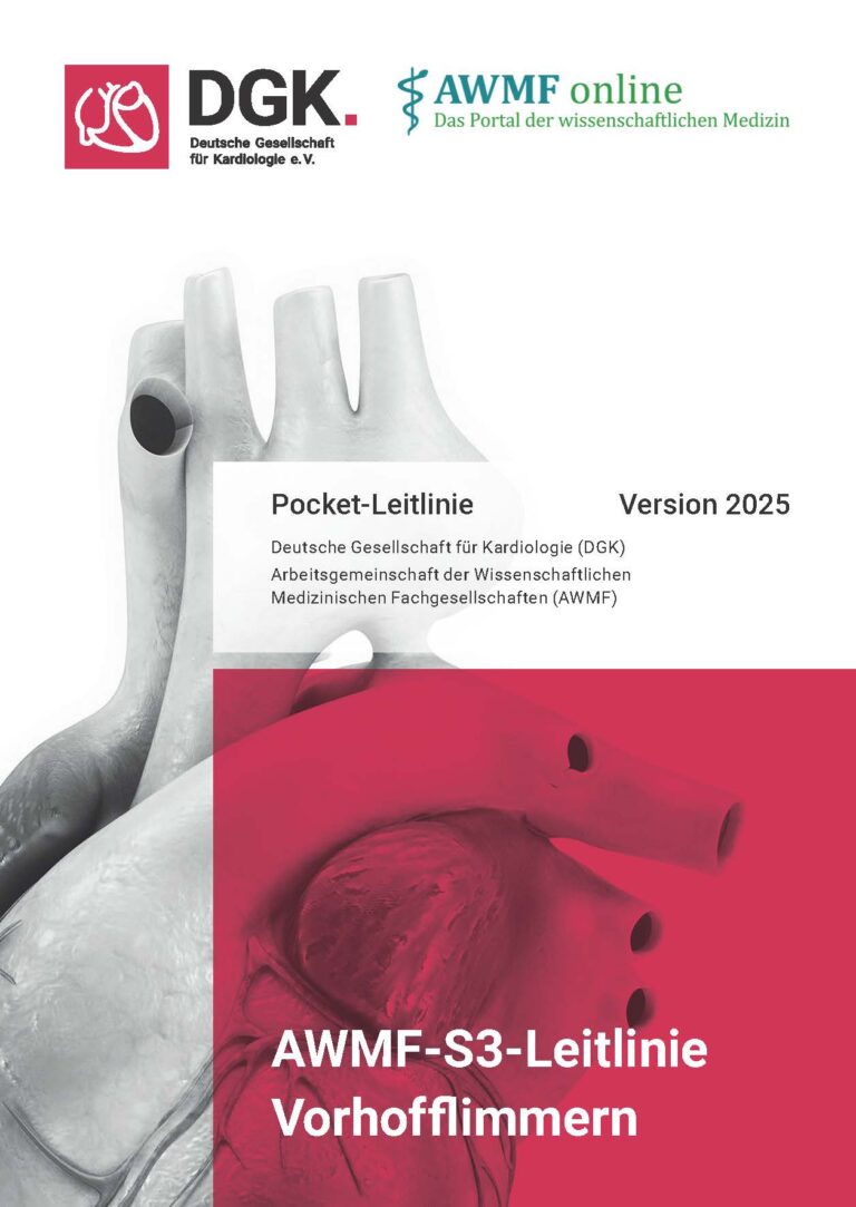 Pocket-Leitlinie: AWMF-S3-Leitlinie Vorhofflimmern (Version 2025)